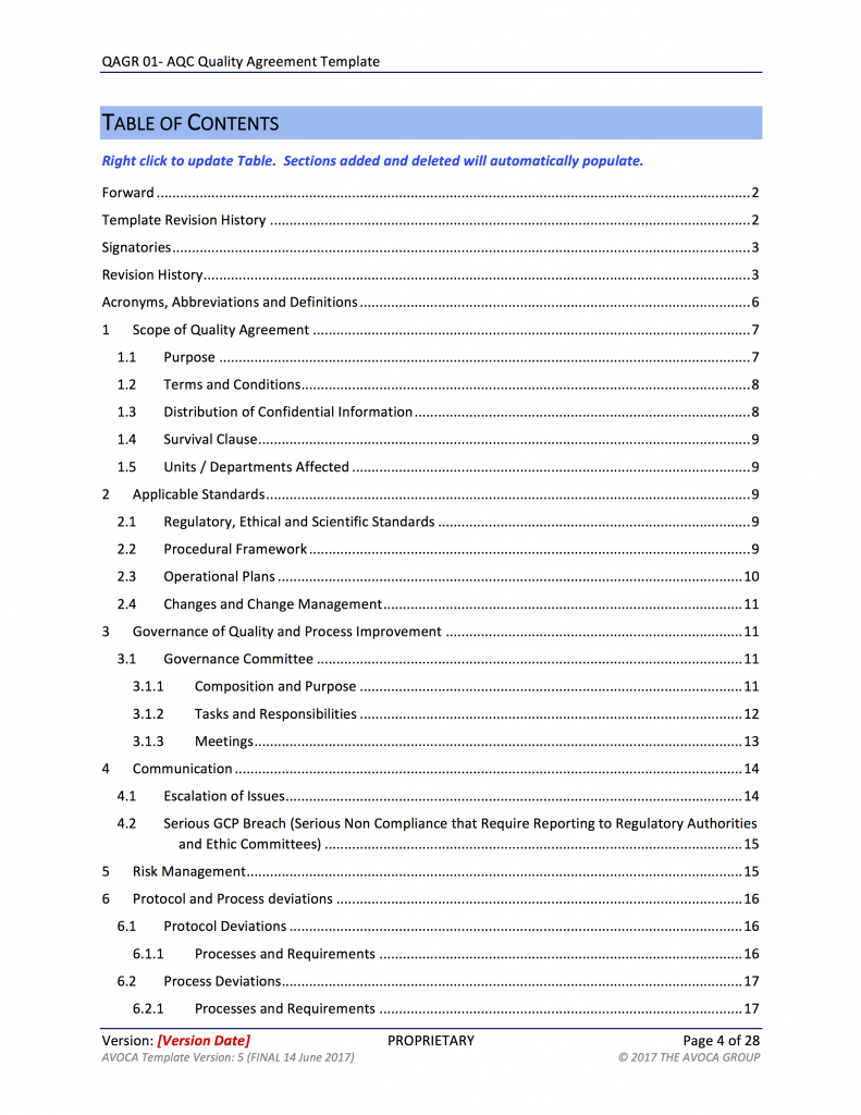 Inspection Readiness - Avoca, a WCG company